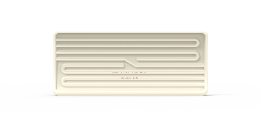 Infrared Ceramic Trough Heating Elements | Curved Ceramic Heaters